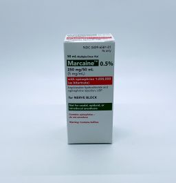 MARCAINE W/ EPINEPHRINE 0.5% 250MG/50ML MDV - N+