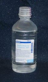 WATER STERILE IRRIGATION, USP, PLASTIC POUR BOTTLE MFG# 2F7114, 1000ML