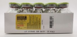 POTASSIUM PHOSPHATE INJ, USP PRESERVATIVE-FREE SDV 5ML