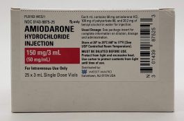 AMIODARONE HYDROCHLORIDE INJ SDV 50MG/ML 150MG/3ML