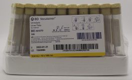 BD Vacutainer Urinalysis Tube Round Bottom Plain Yellow Conventional ...