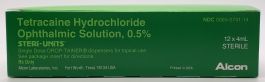 TETRACAINE HCL OPHTHALMIC SOL PRESERVATIVE-FREE 0.5% 4ML