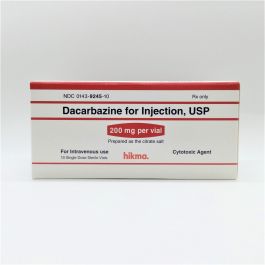 DACARBAZINE FOR INJ, USP SDV 200MG/VL 20ML