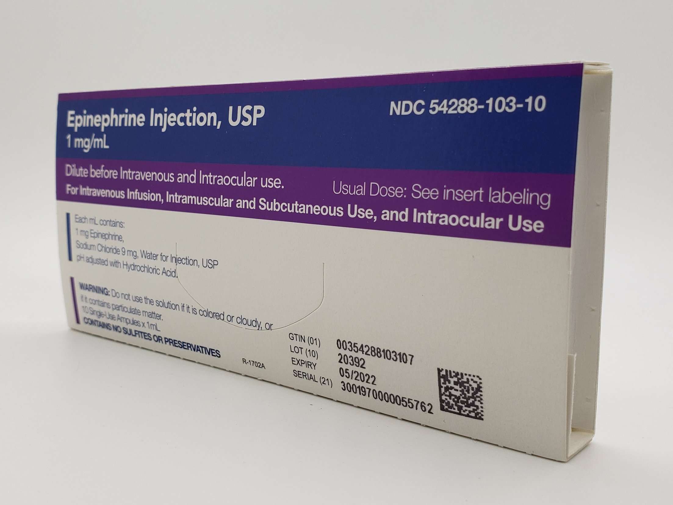 epinephrine ampule